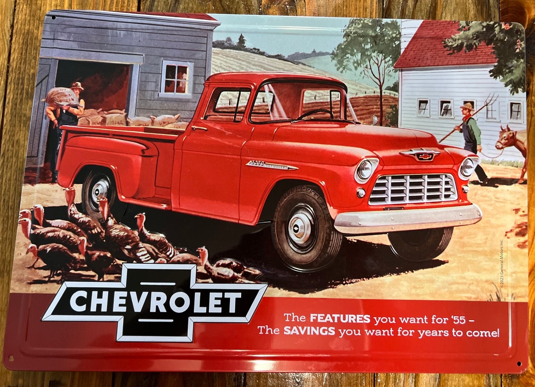 Chevrolet Tin Advertisment Sign Reproduction - Etsy