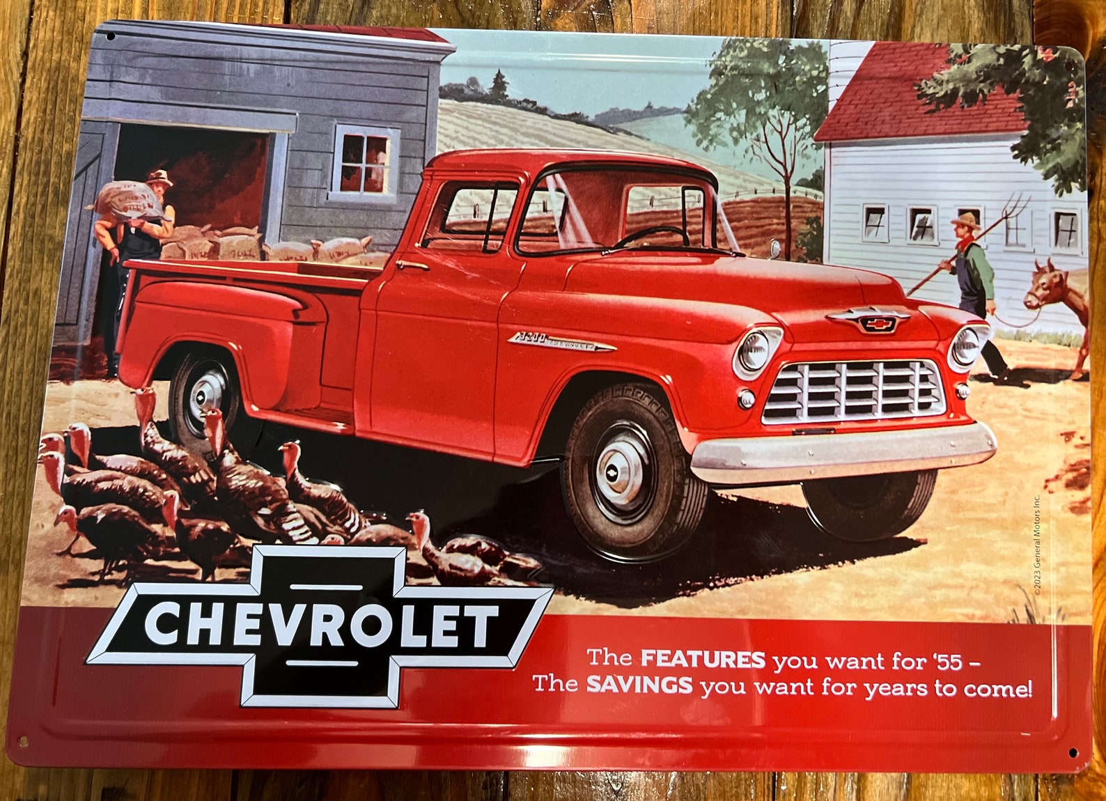 Chevrolet Tin Advertisment Sign Reproduction - Etsy