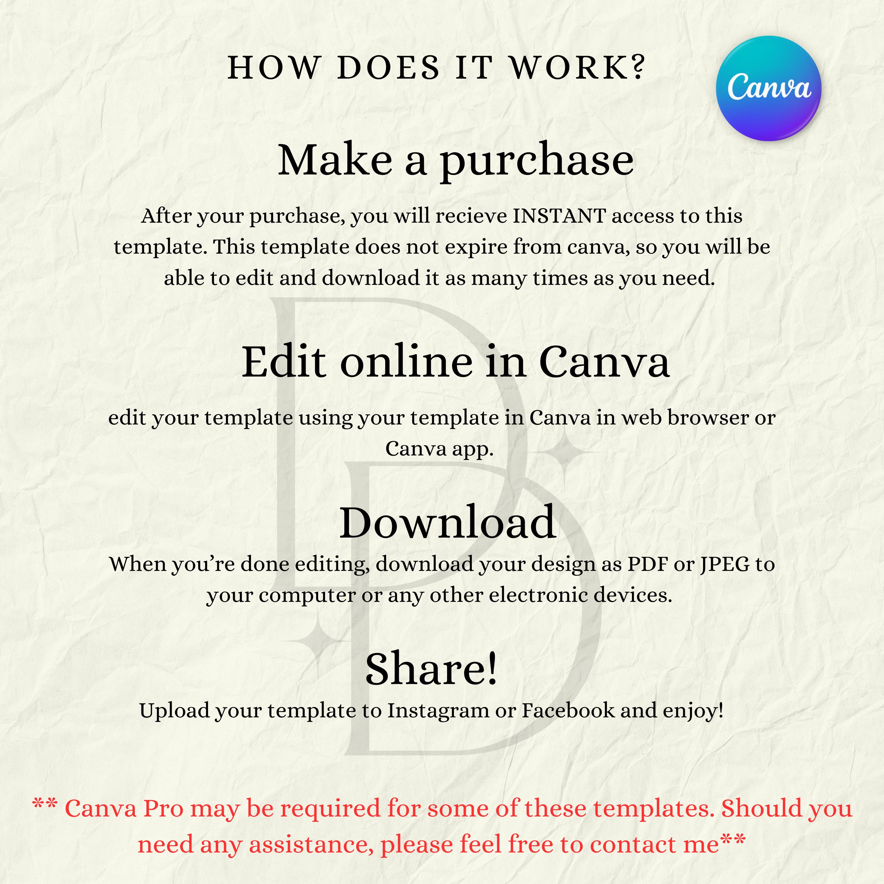 Blue Canva Flyer- Editable Canva Template- Canva Pro Template - Etsy