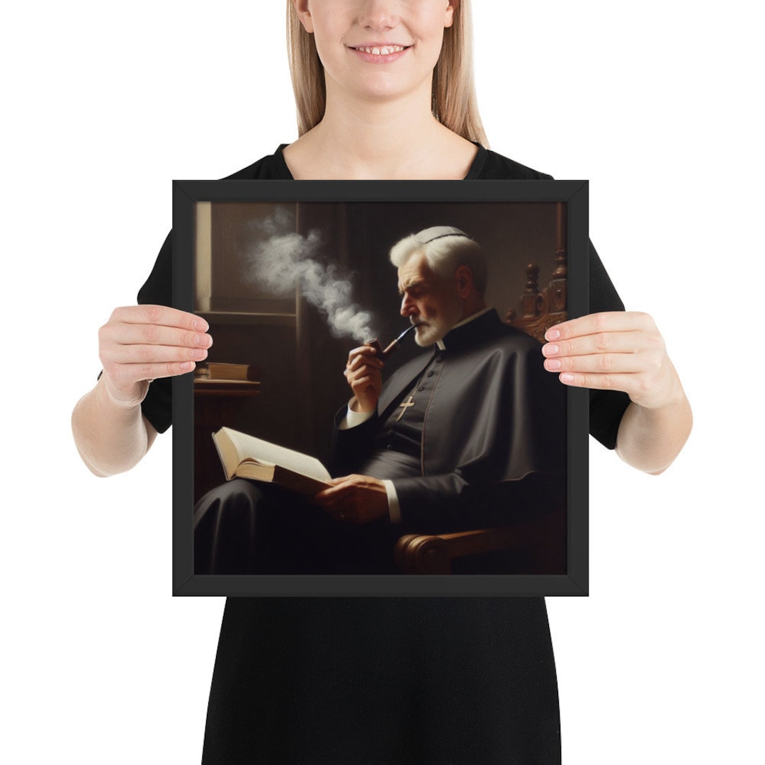 Catholic Priest 14x14 Framed Poster - Etsy