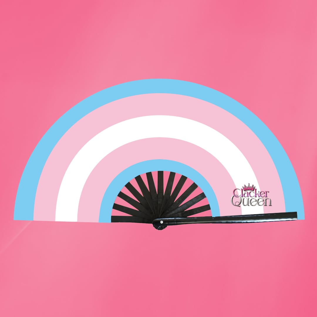 Trans Pride Fan - Etsy