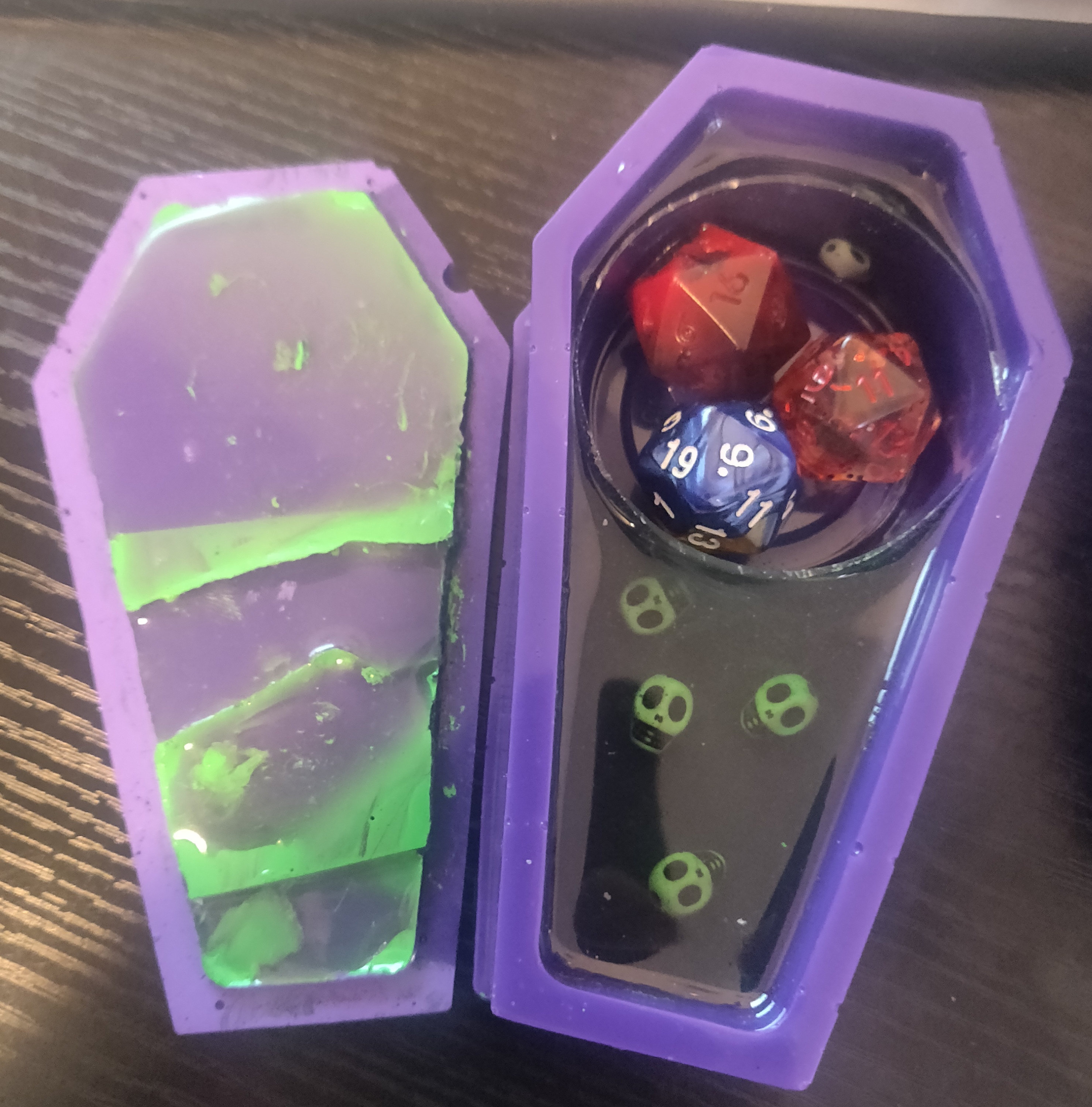 Custom Dice Coffin for Death Saving Throws - Etsy