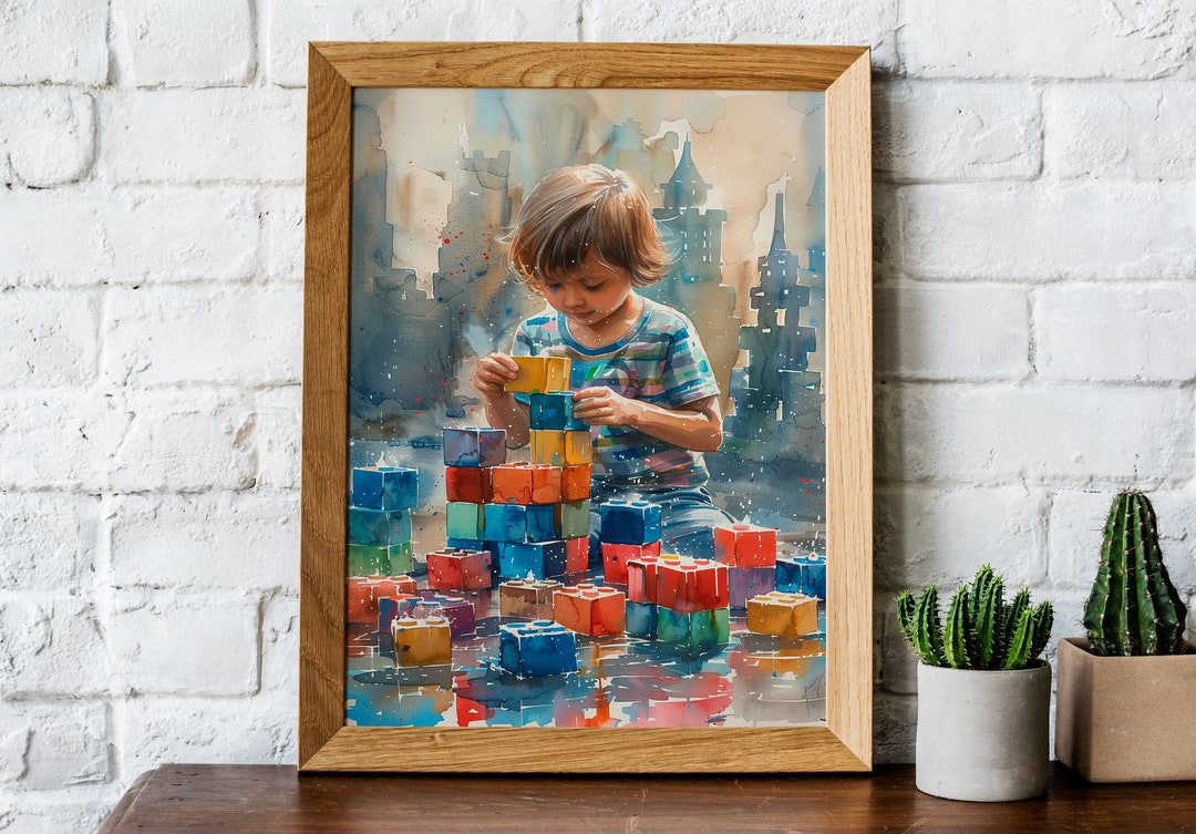 Kids Wall Decor Print Digital Art Work Nursery Art Work Daycare Art ...