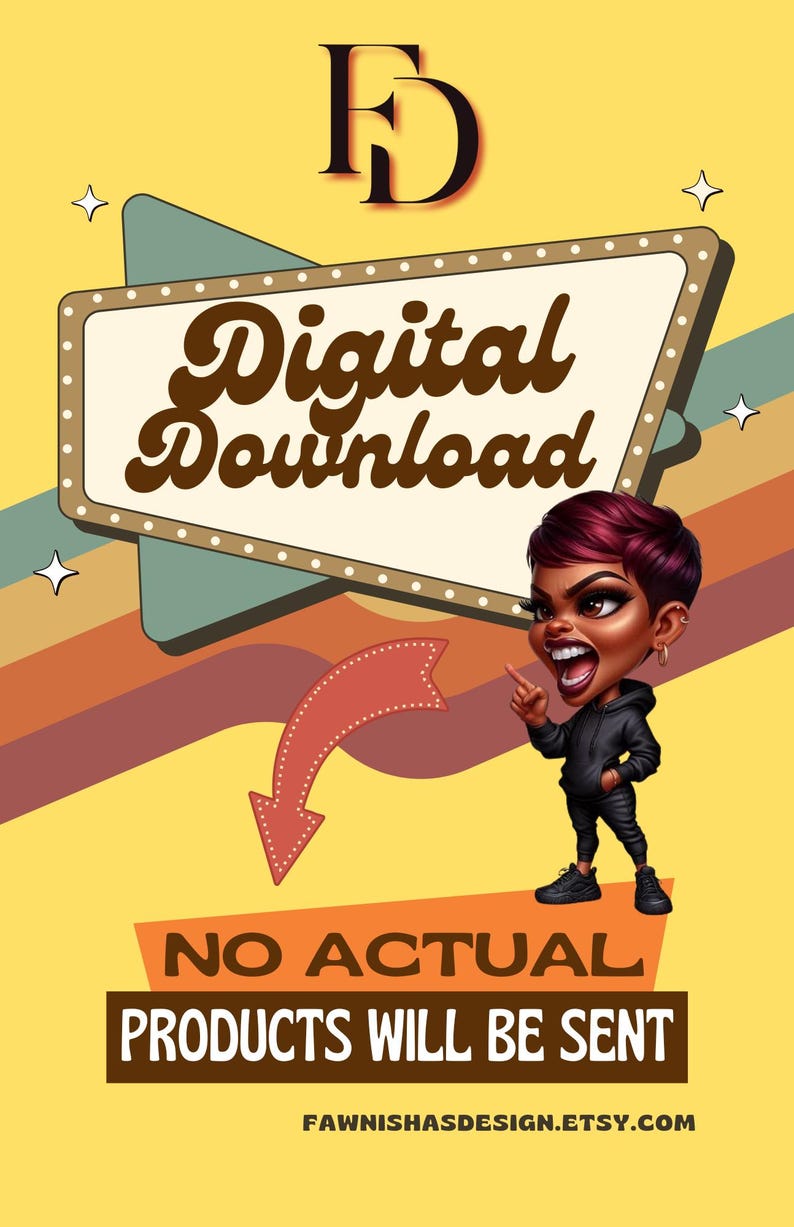 Png File Digital Download African American Man - Etsy