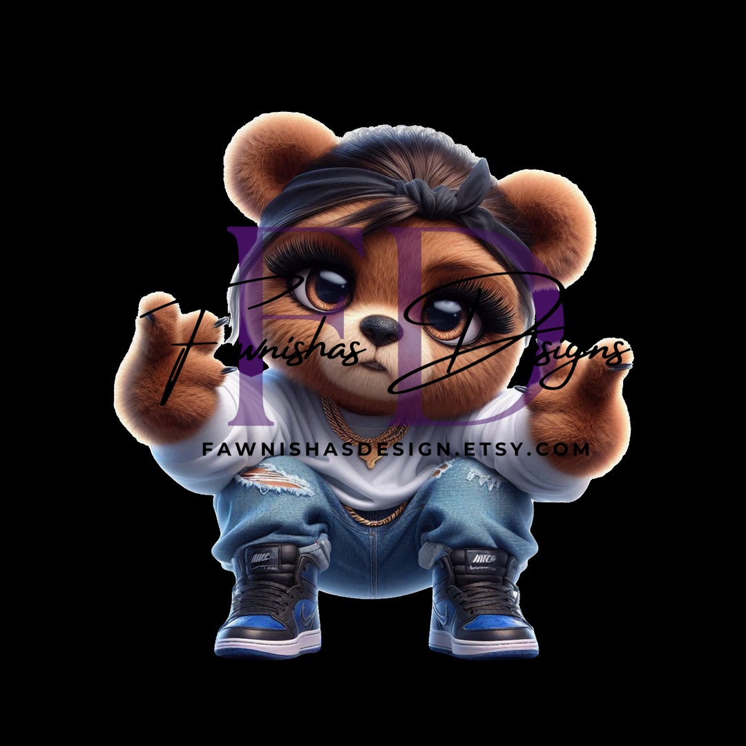 Chibi Thug Bear 7 - Etsy