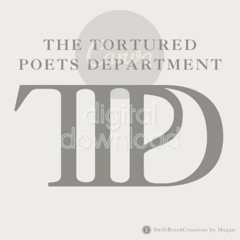 TTPD: the Tortured Poets Department Logo inspired From Taylor Swift's ...