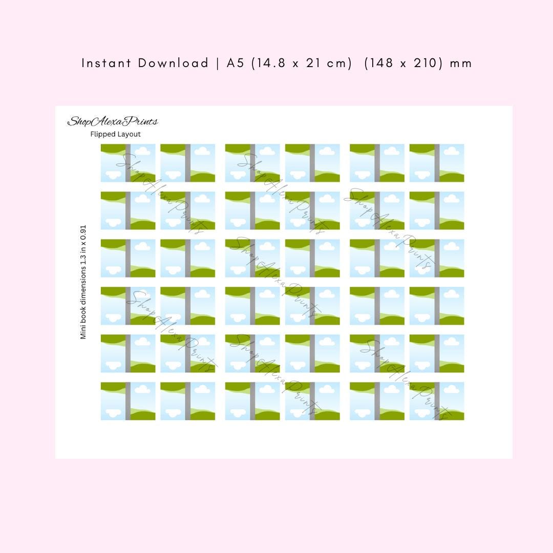 Editable Mini Book Cover Canva Template | Mini Books | TBR Jar Books ...