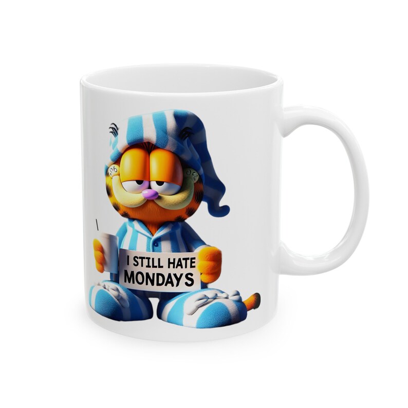 Garfield Still Hates Mondays 11oz Coffee and Tea Mug, Great Gift for ...