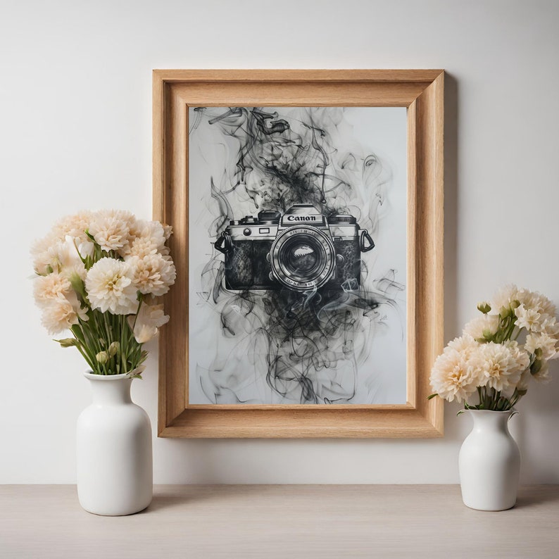 Vintage Camera Print | Exploited Views | 35mm Rangefinder Camera Poster ...