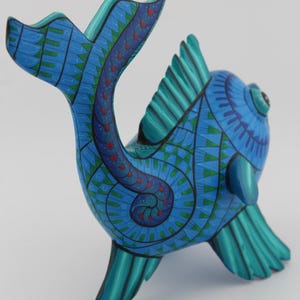 Traditional Mexican Fish Alebrije Statue, Wooden Figure, Carving ...
