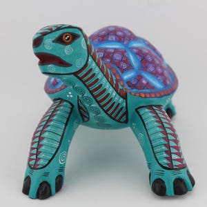 Mystic Handmade Glowing Shell Turtle Alebrije, Handmade, Handpainted ...