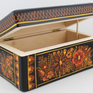 Traditional Olinala Flower Orange Flowery Jewelry Boxes, Handcarved ...