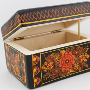 Traditional Olinala Flower Orange Flowery Jewelry Boxes, Handcarved ...