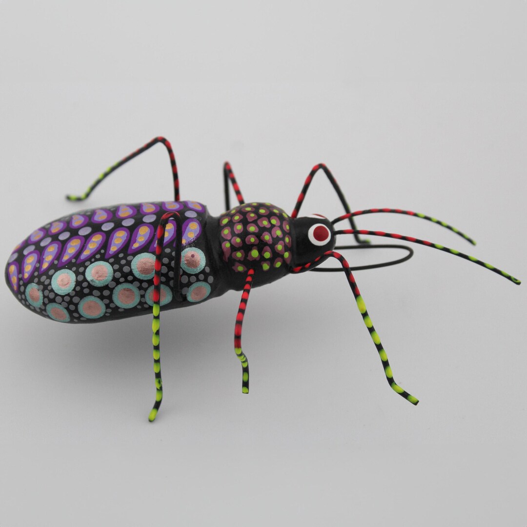 Handcrafted Rainbow Insects for Decoration, Clay Bodies, Handpainted ...
