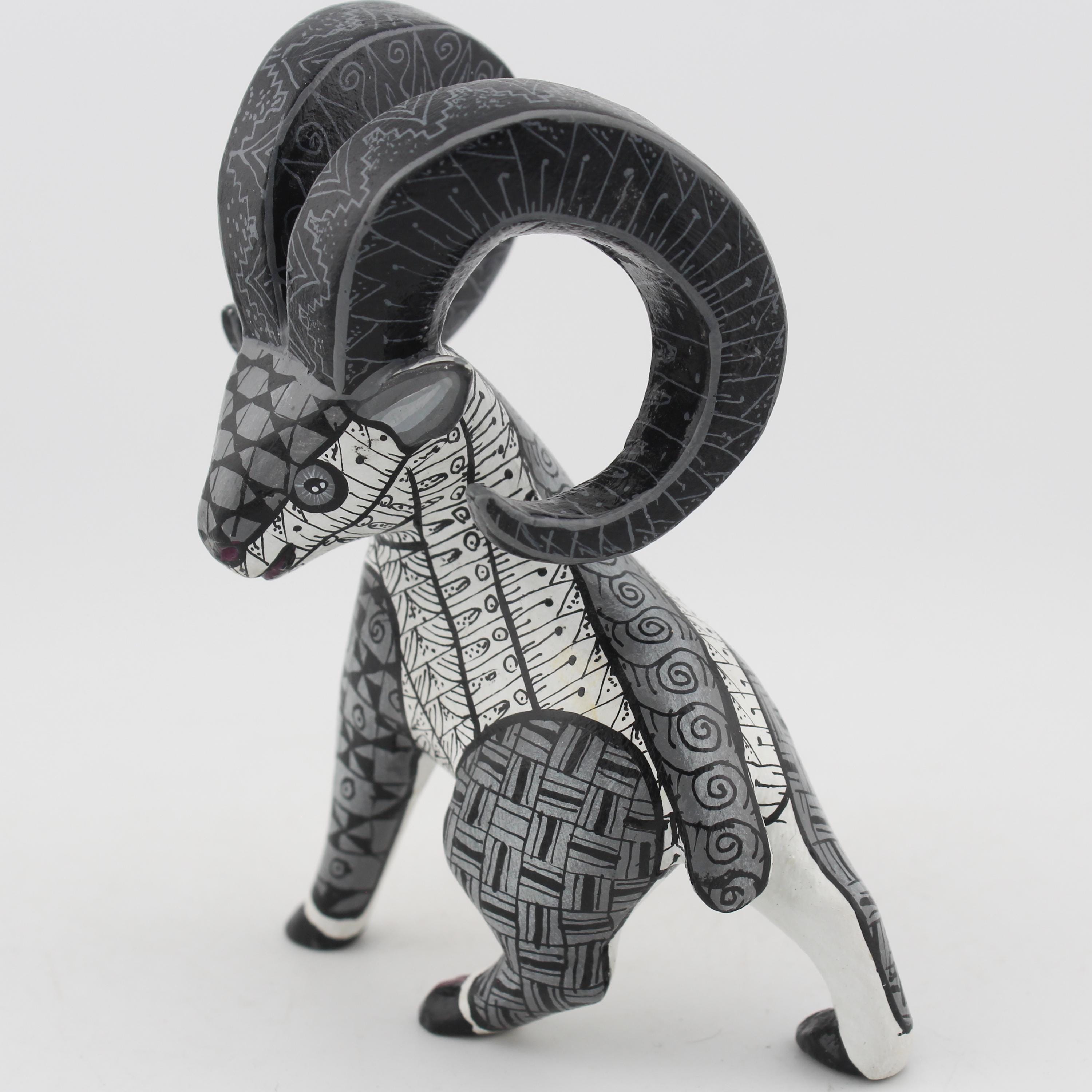Spectral Ram Mexican Alebrije, Wooden Figure, Handmade by Master ...