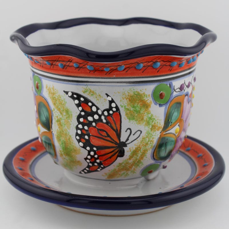 Mexican Pottery Planter - Etsy