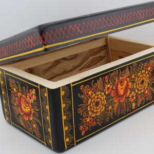 Traditional Olinala Flower Orange Flowery Jewelry Boxes, Handcarved ...