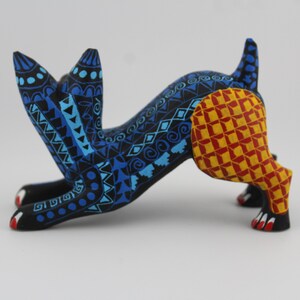Adorable Kitty Wooden Alebrije, Figure Handcarved, Handpainted by ...