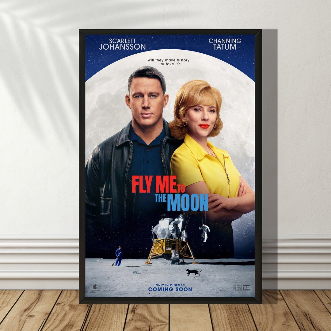 Fly Me to the Moon Movie Poster-high Quality Canvas Poster-home Decor ...