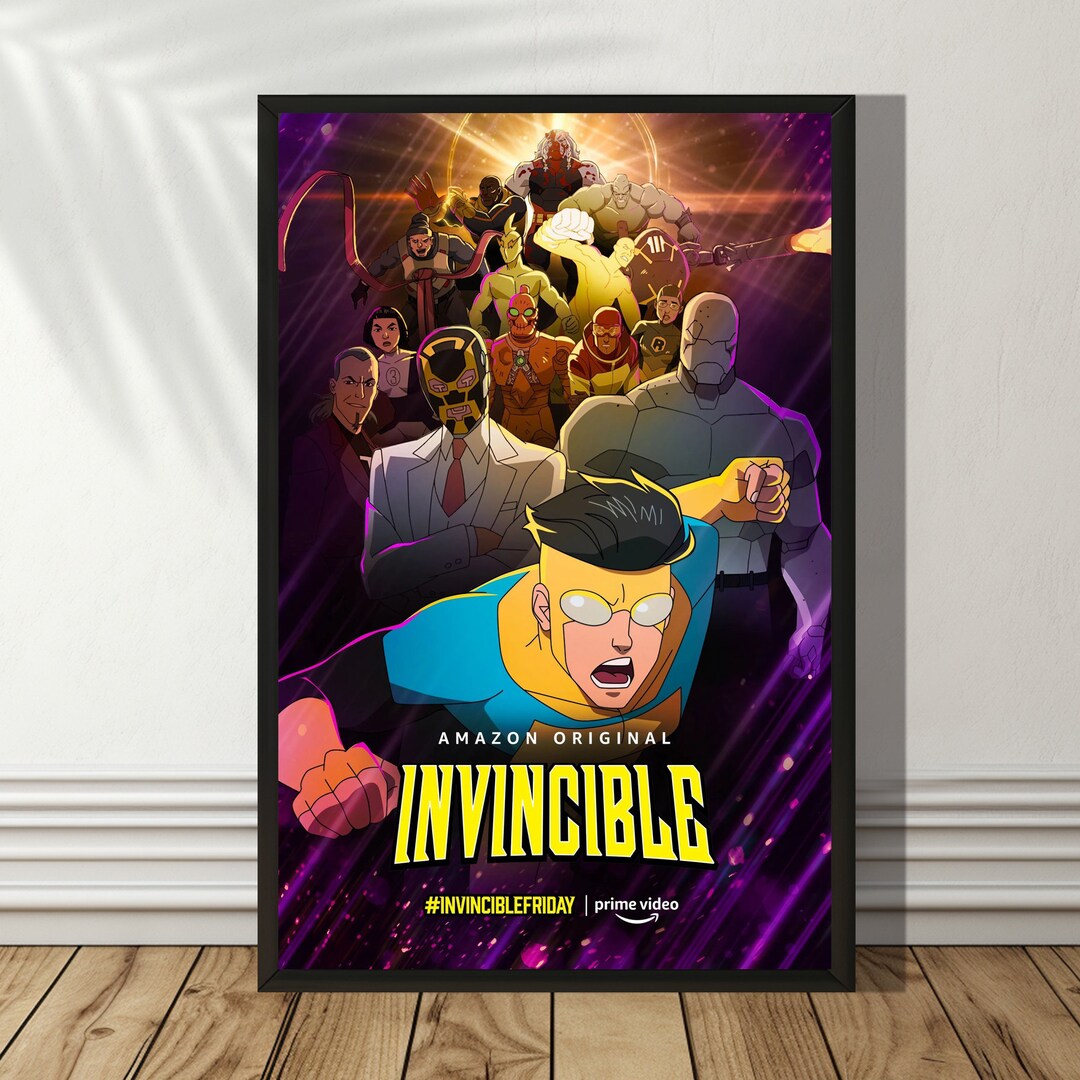 Invincible Season 1 Movie Poster-high Quality Canvas Poster-home Decor ...