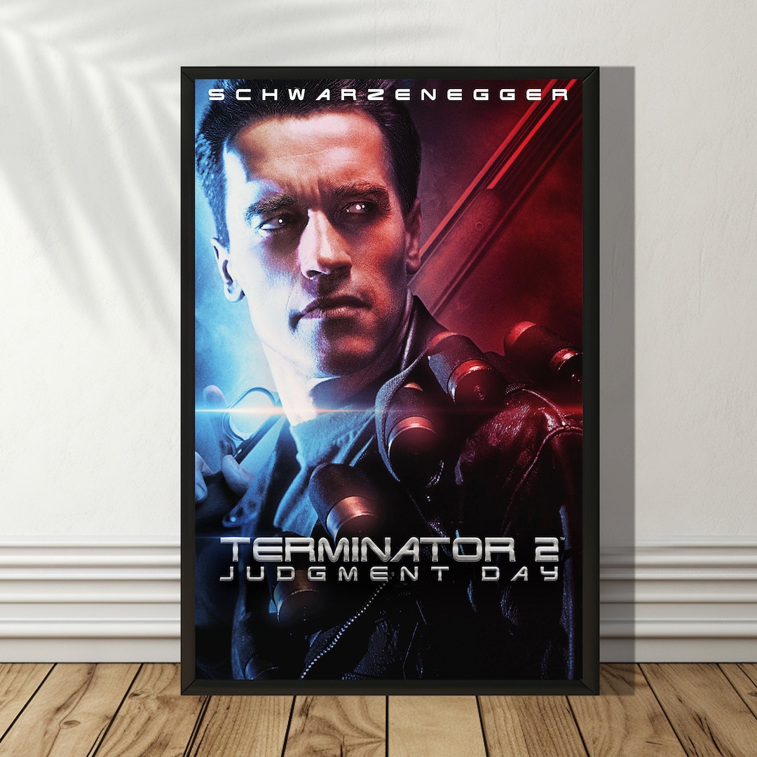 Terminator 2 Judgment Day Movie Poster-high Quality Canvas Poster-home ...