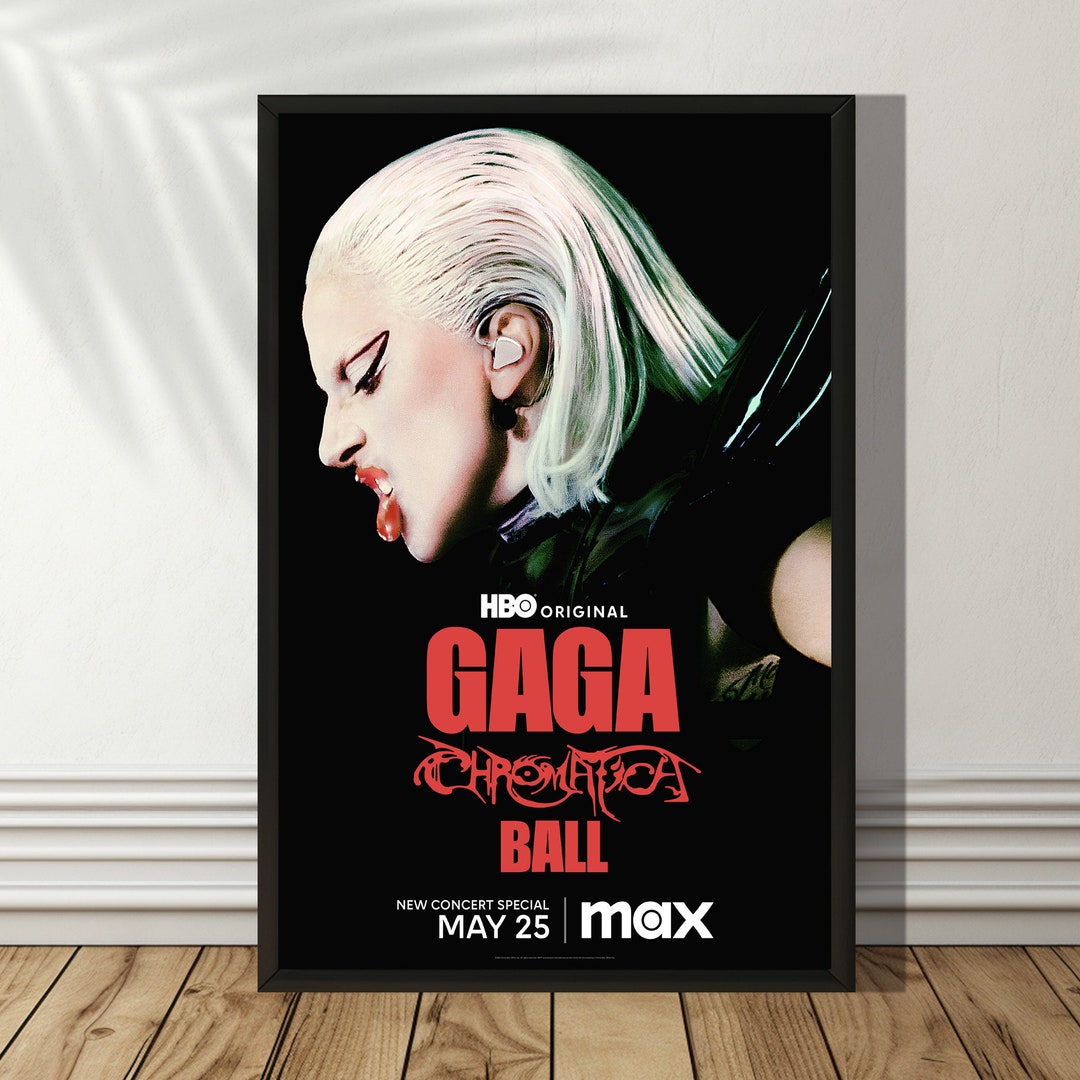 Lady Gaga:gaga Chromatica Ball Movie Poster-high Quality Canvas Poster ...
