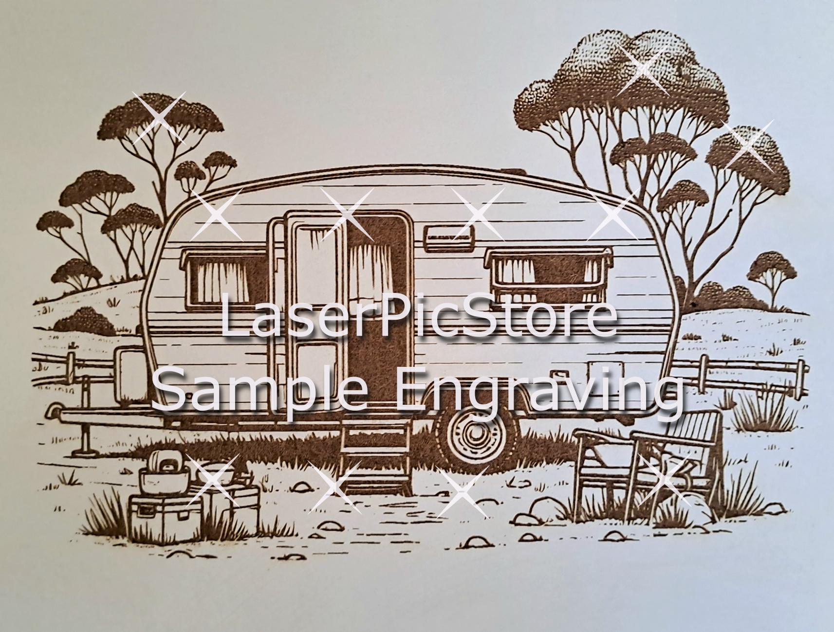 Australian Camping Vector File - SVG AI DXF and More - Caravan Svg ...