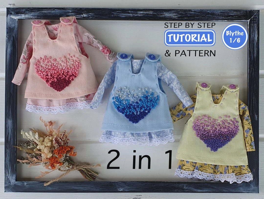 Blythe Pattern Blythe Clothing Blythe Outfit Blythe Clothes Sewing ...