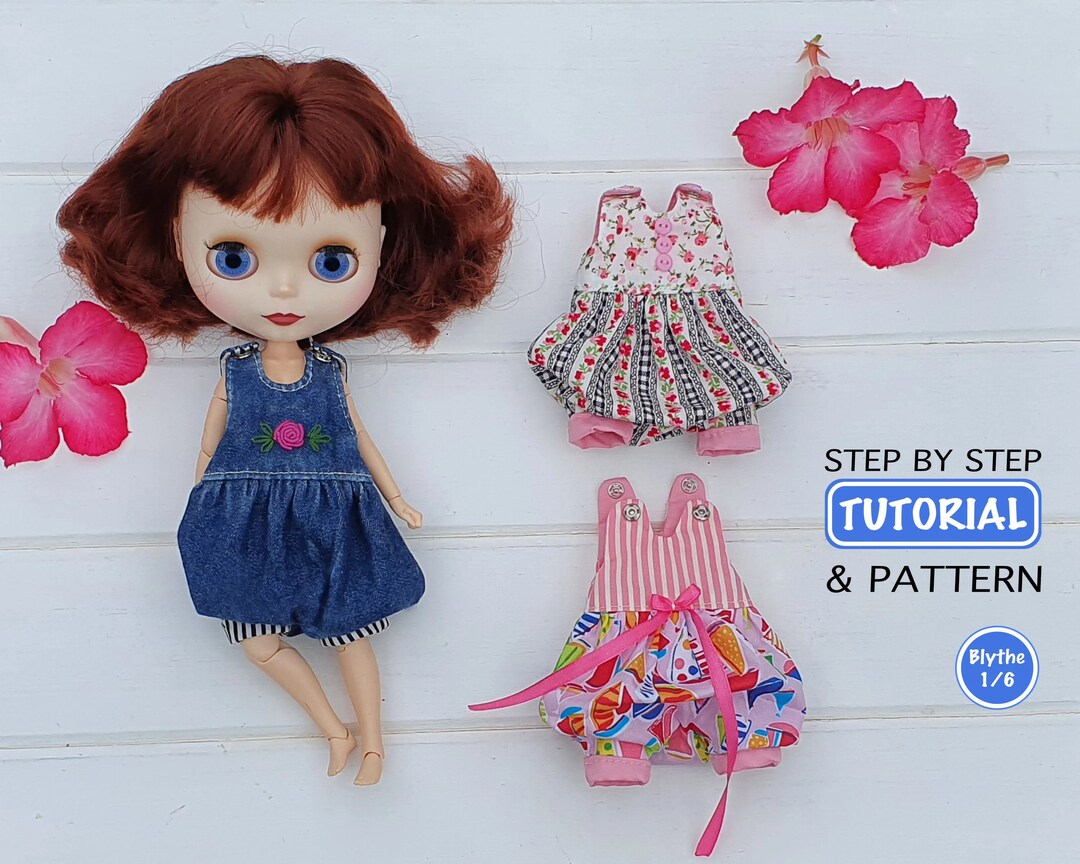 Blythe Pattern Blythe Clothing Blythe Outfit Blythe Clothes Sewing ...