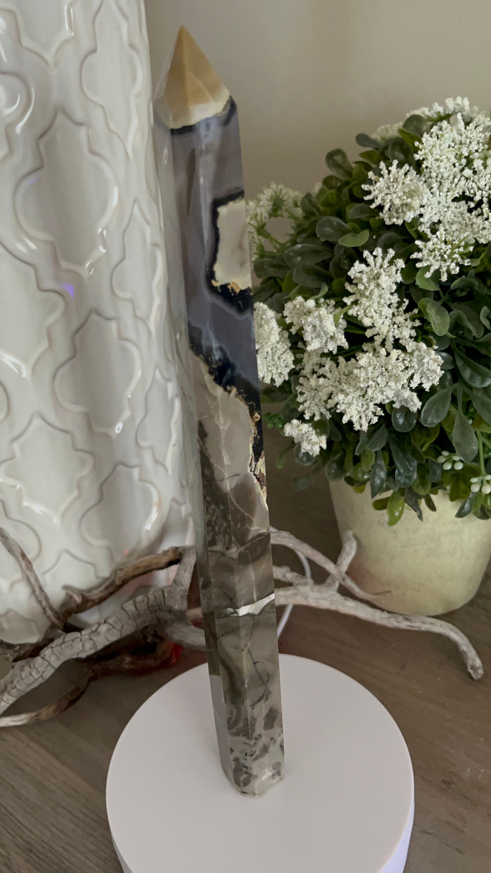 Volcano Agate Tower - Etsy