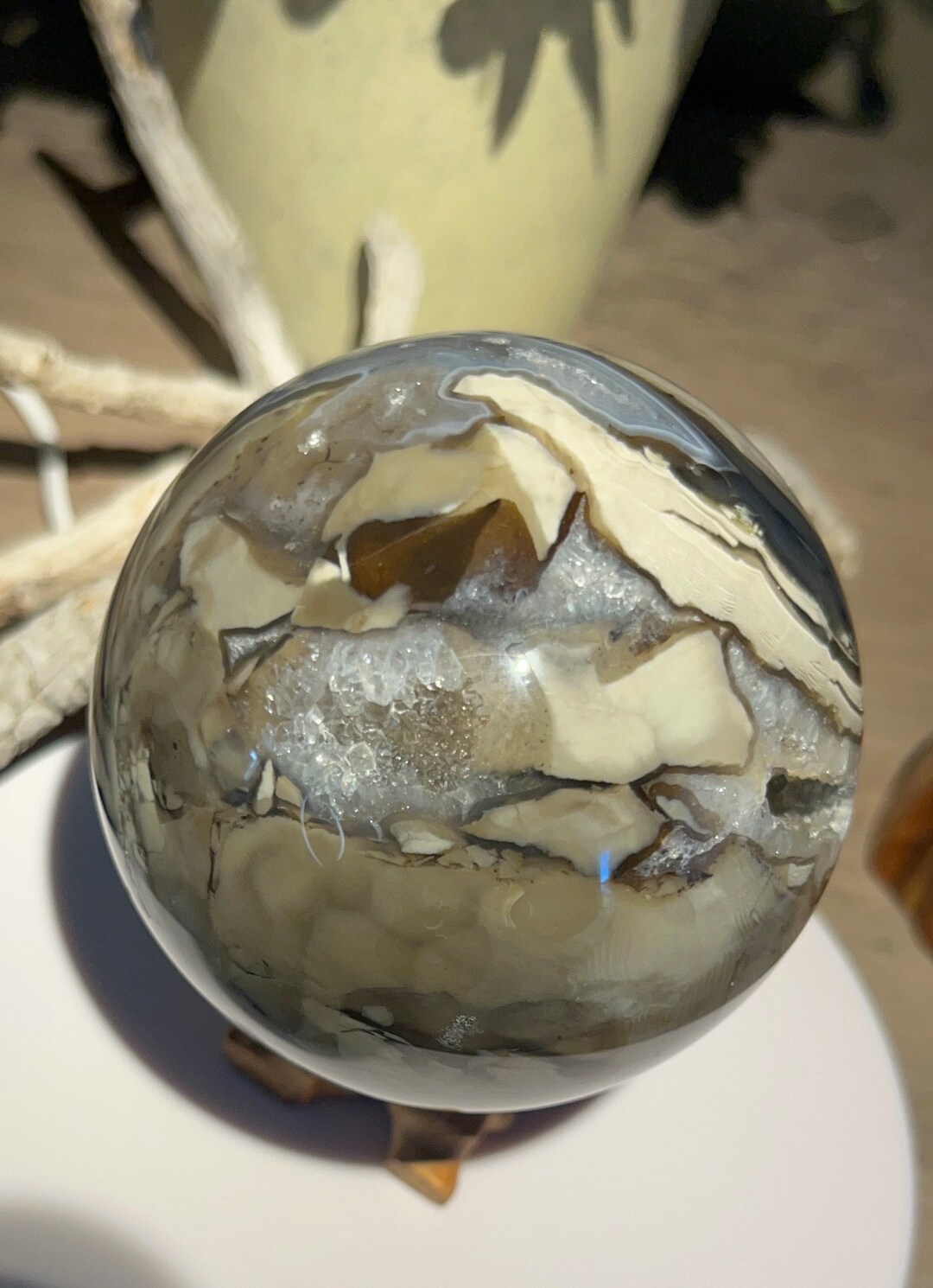 Volcano Agate Sphere - Etsy