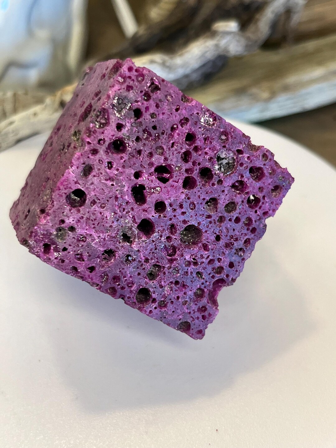 UV Reactive Ruby Cube - Etsy