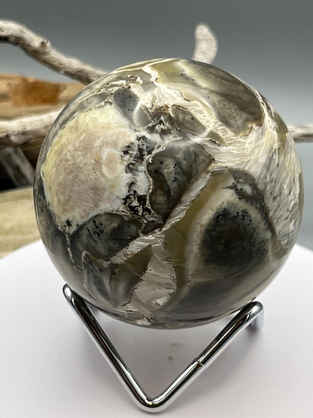 Volcano Agate Sphere - Etsy