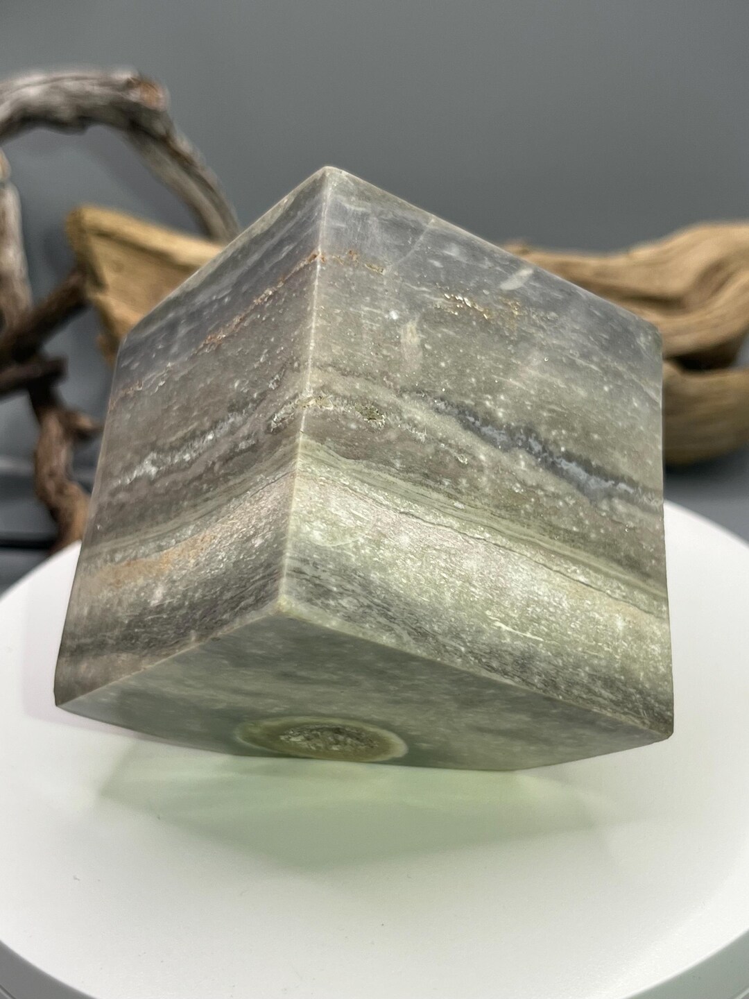Picture Jasper Cube - Etsy