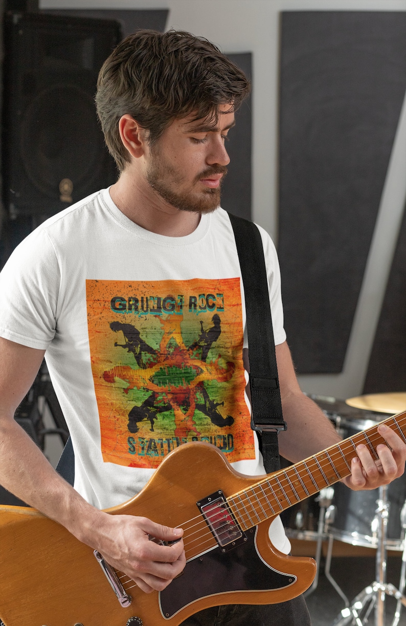 Seattle Grunge Music T-shirt: 90s Rock Band Tee - Etsy