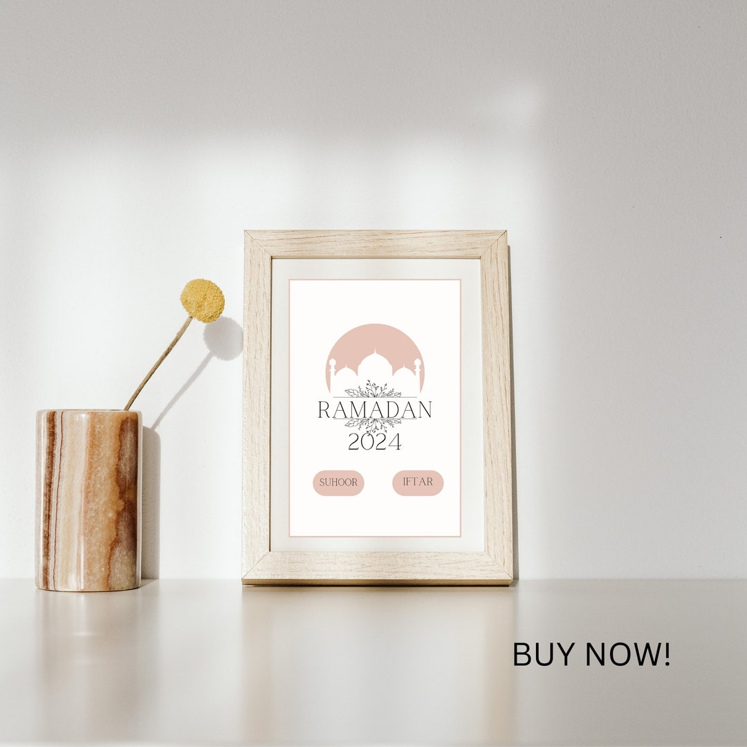 Abstract Ramadan Art Printables, Art Print, Suhoor & Iftar Time ...