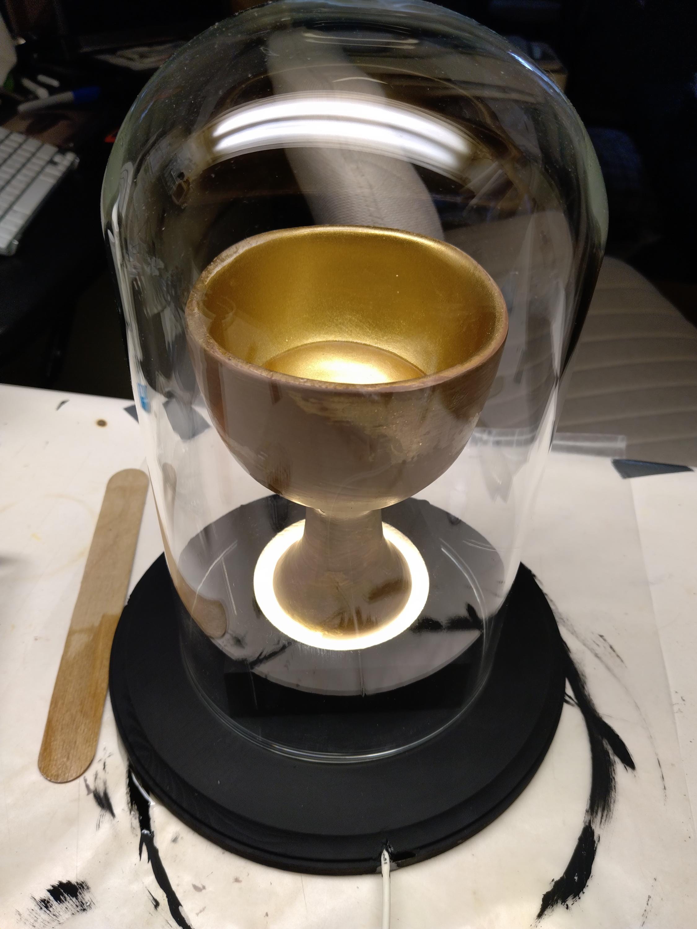 Indiana Jones, Holy Grail Chalice Replica, Resin Made, COA Prop in ...