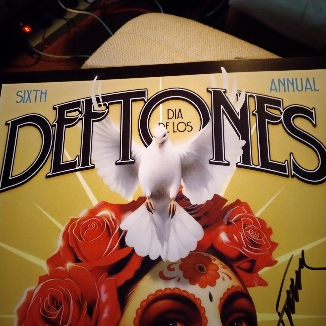 Autographed Deftones 2025 Dia De Los Deftones Festival Promo Poster - Etsy