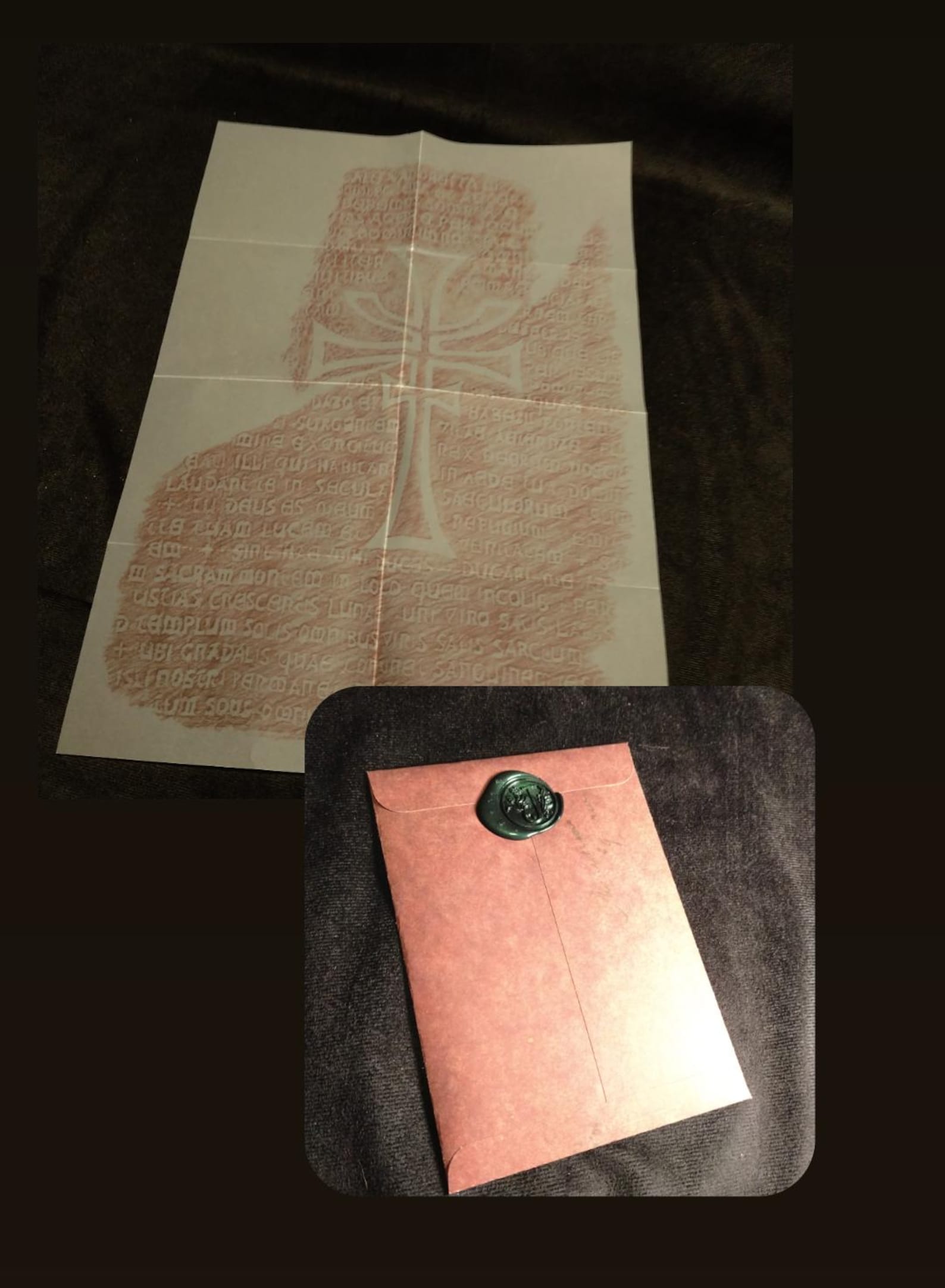 Indiana Jones Full Alexandretta Grail Tablet Rubbing With Wax Sealed ...