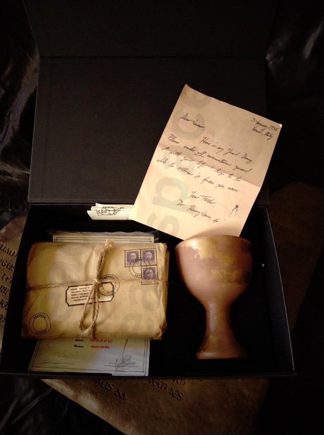 Indiana Jones Grail Diary AND Holy Grail Box Set - Realistic Artist ...