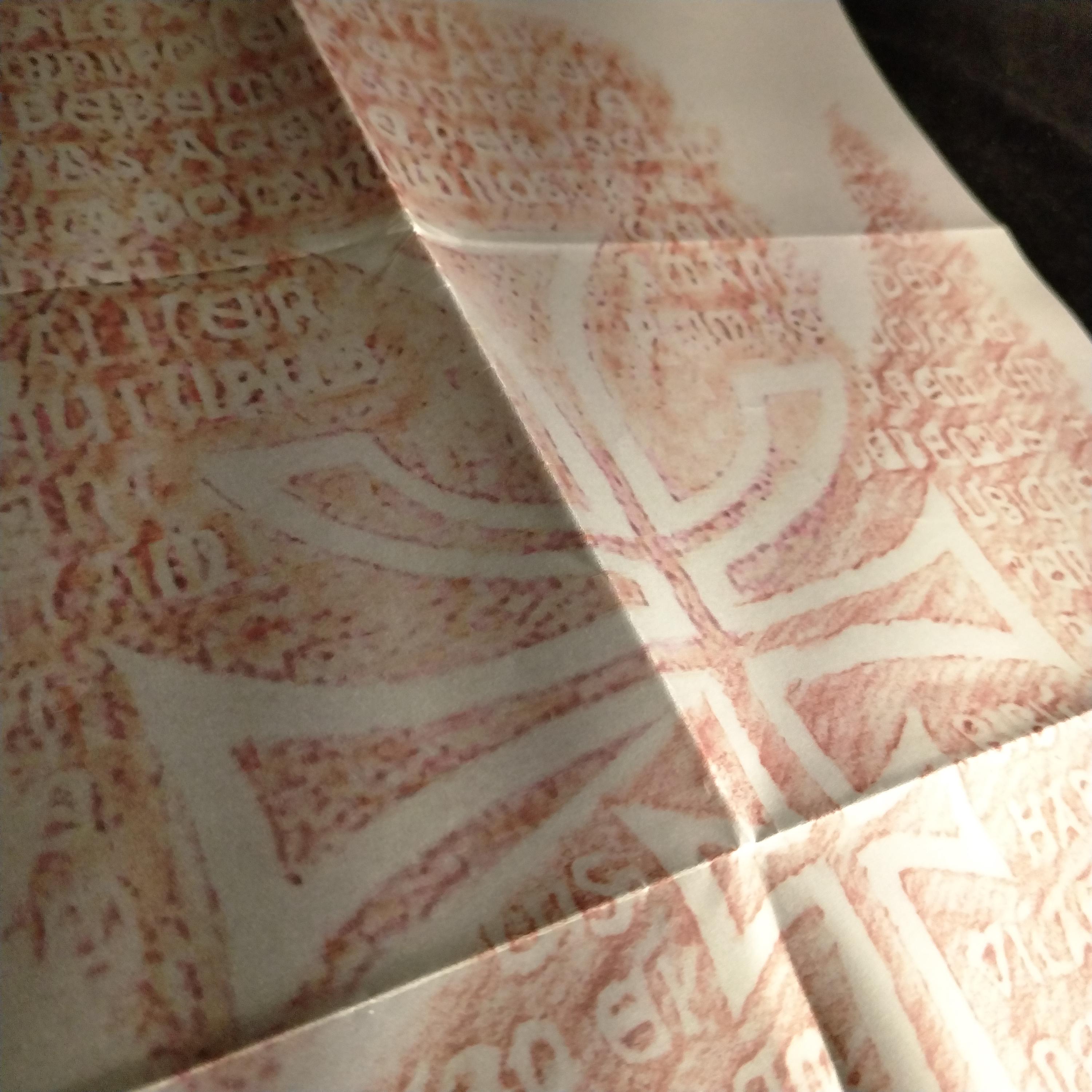 Indiana Jones Full Alexandretta Grail Tablet Rubbing With Wax Sealed ...