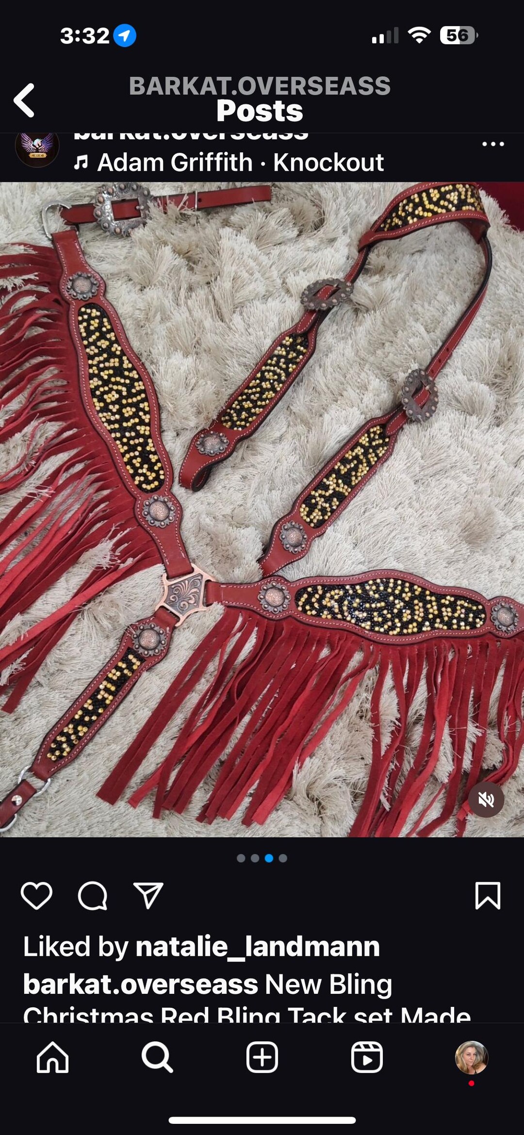 Gorgeous Red & Black Fringe Tack Set - Etsy