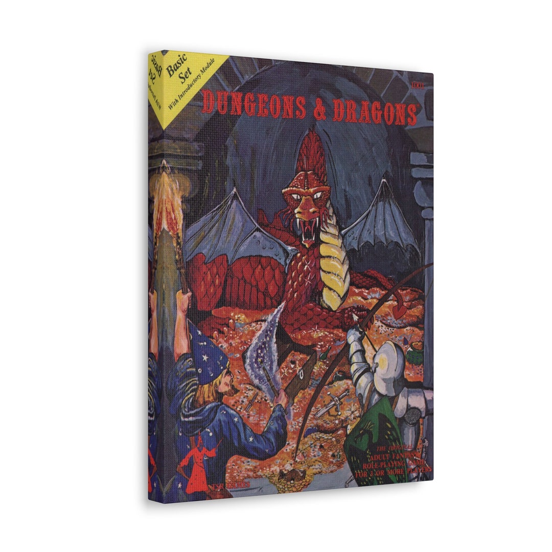 Holmes Basic Set 12 X 16 Canvas Print AD&D Dungeons and Dragons BECMI ...
