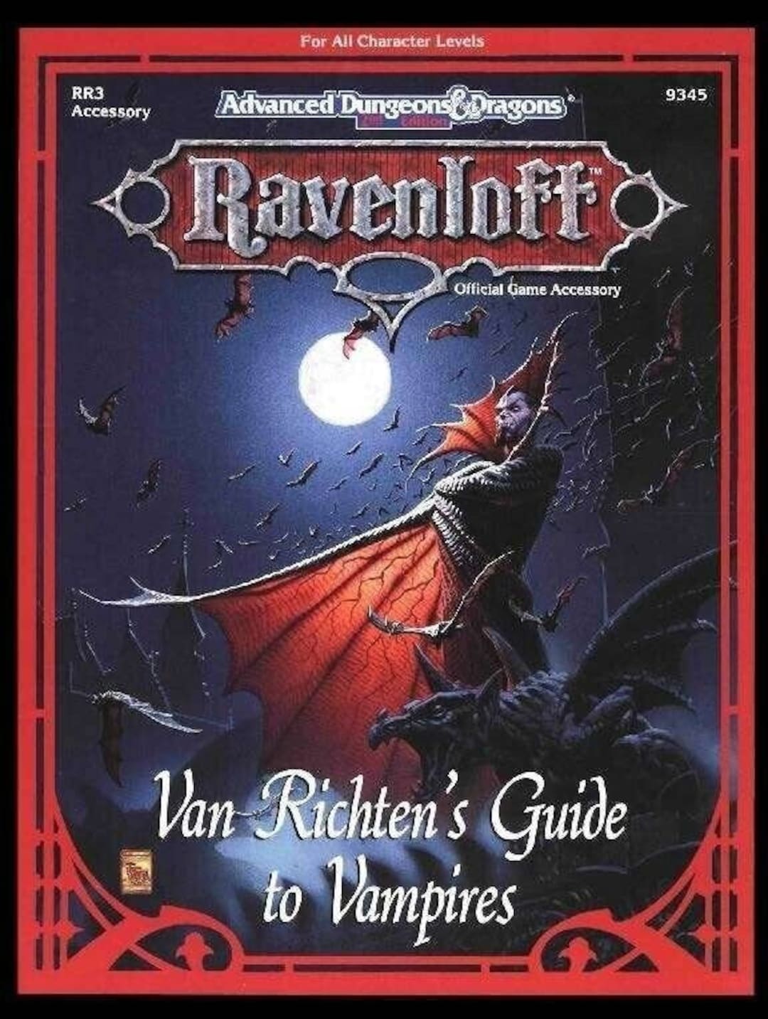 Ravenloft RR3 Van Richten's Guide to Vampires 2e Advanced Dungeons ...