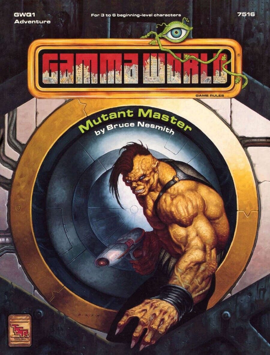 GWQ1: Mutant Master Gamma World 4th Ed. TSR WOTC Science Fiction RPG ...