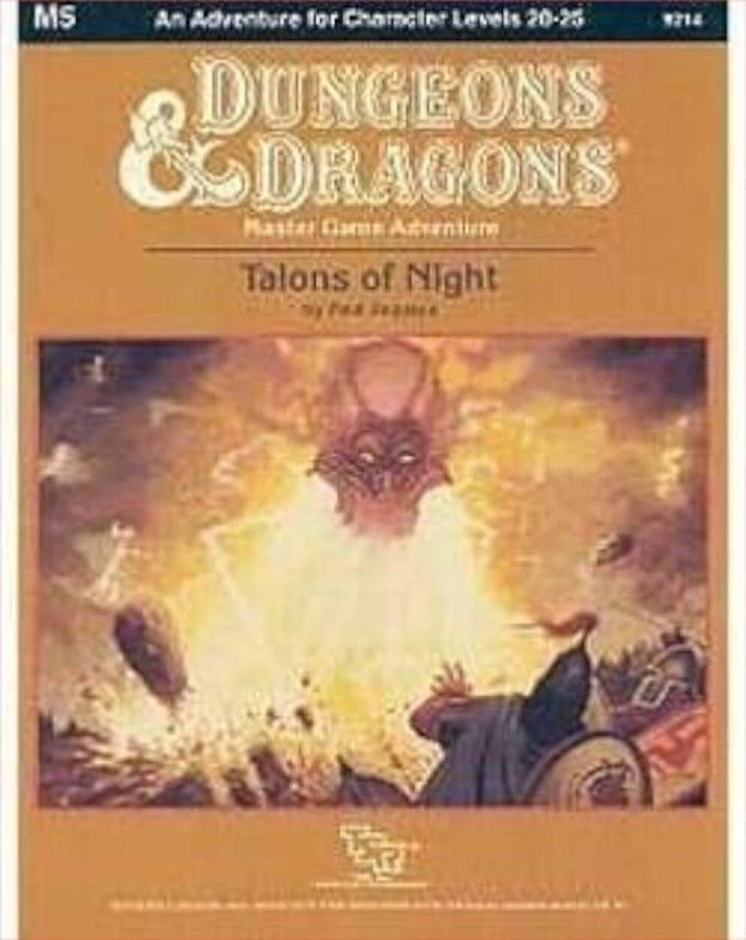 M5 Talons of Night Dungeons and Dragons (basic) - Etsy
