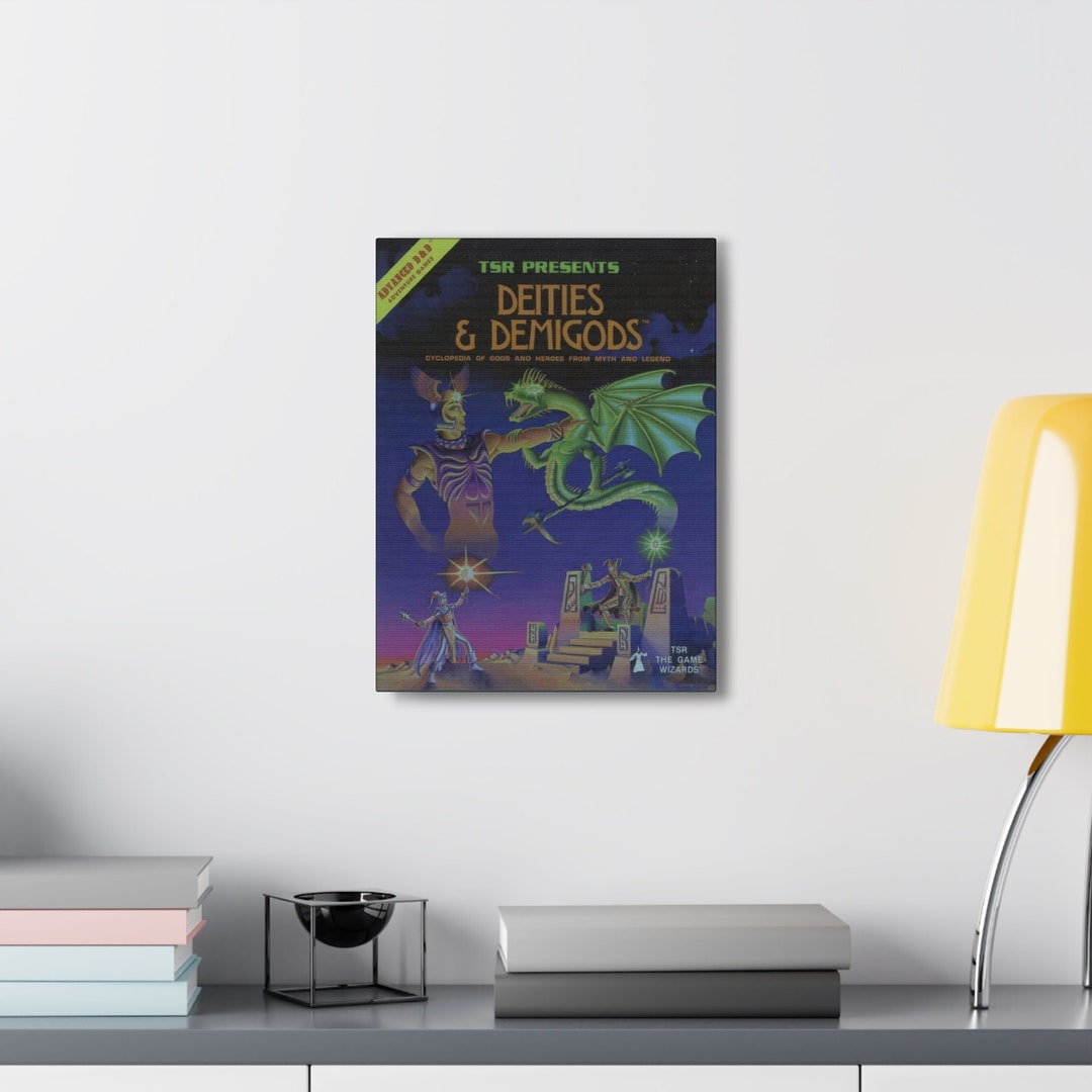Deities and Demigods 12 X 16 Canvas Print AD&D Dungeons and Dragons - Etsy