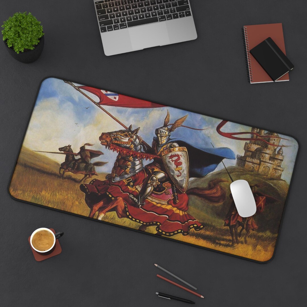 Greyhawk Knight Desk Mat Dungeons and Dragons Mouse Pad - Etsy