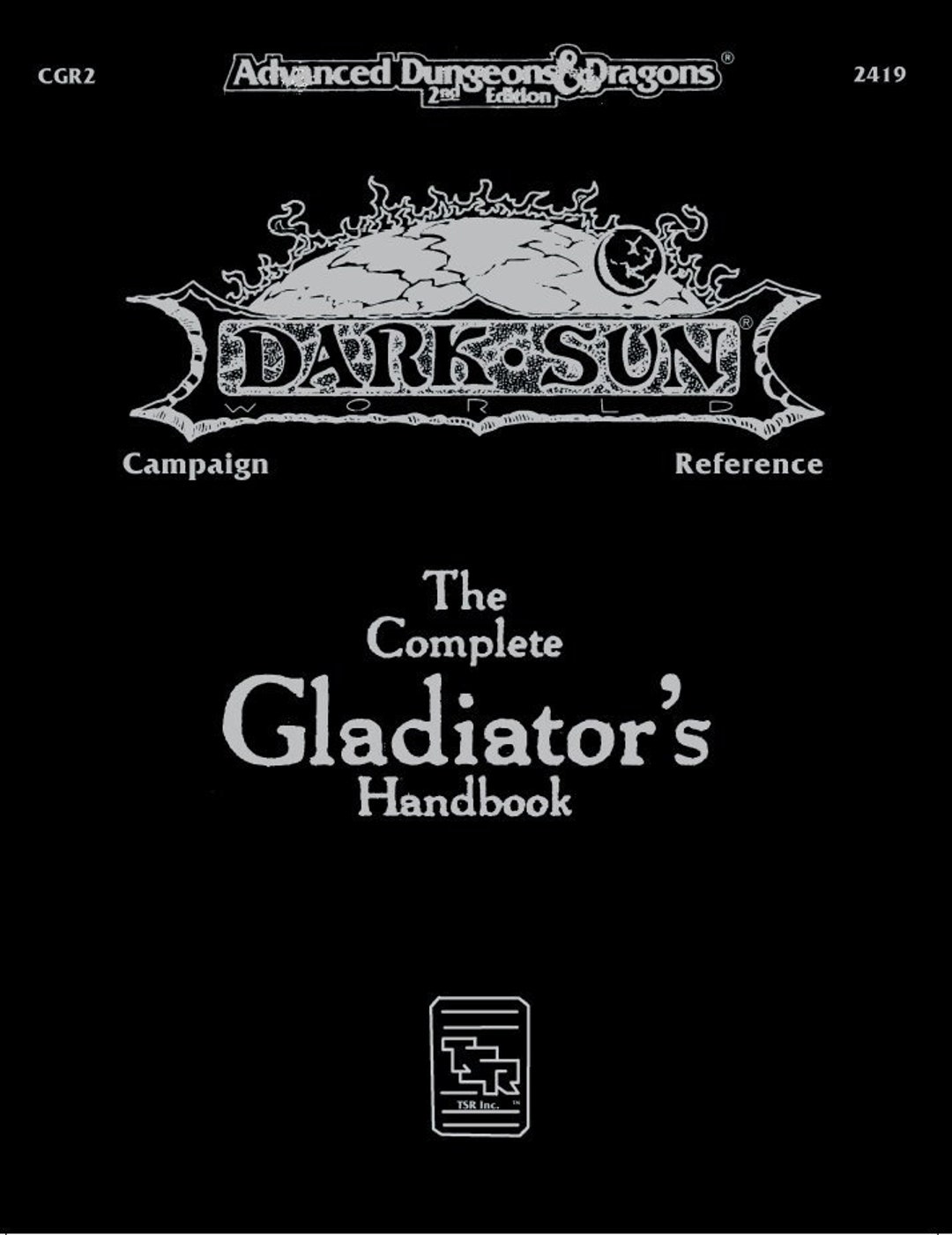 Dark Sun Complete Gladiator's Handbook 2nd Edition Advanced Dungeons ...