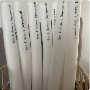 Glow Stick Vinyl Stickers / Wedding Label / Personalised Glow Stick ...